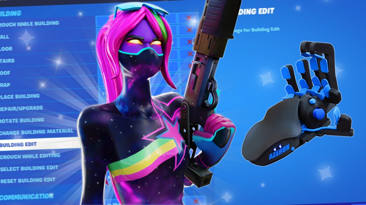 The BEST Azeron Keypad Fortnite Settings.. (Joystick Keyboard) - YouTube