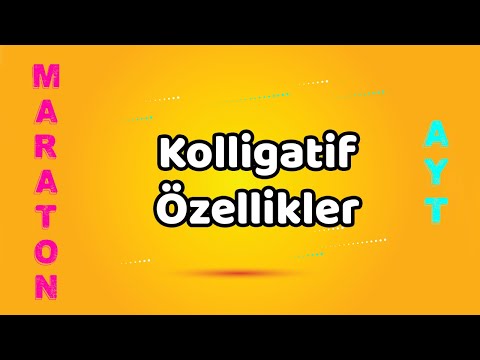 Kolligatif Özellikler -1| AYT  &11.Sınıf Kimya | Soru Çözümü