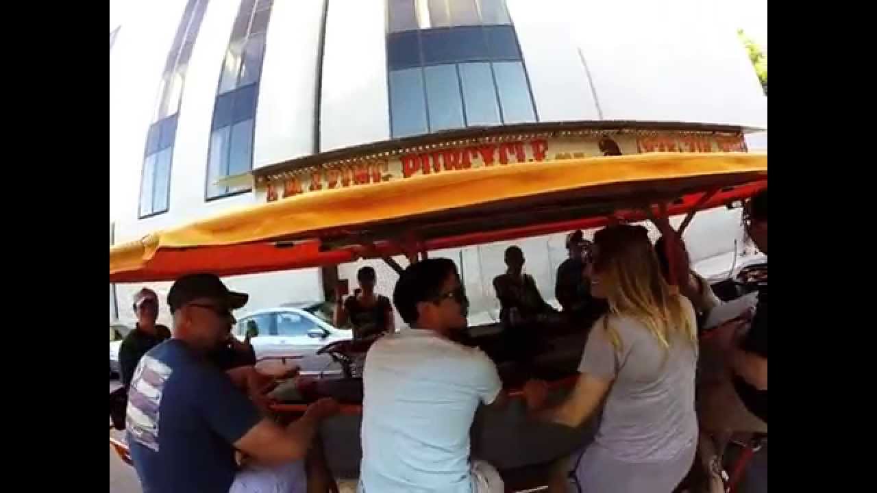 Asheville Pubcycle Tour - YouTube