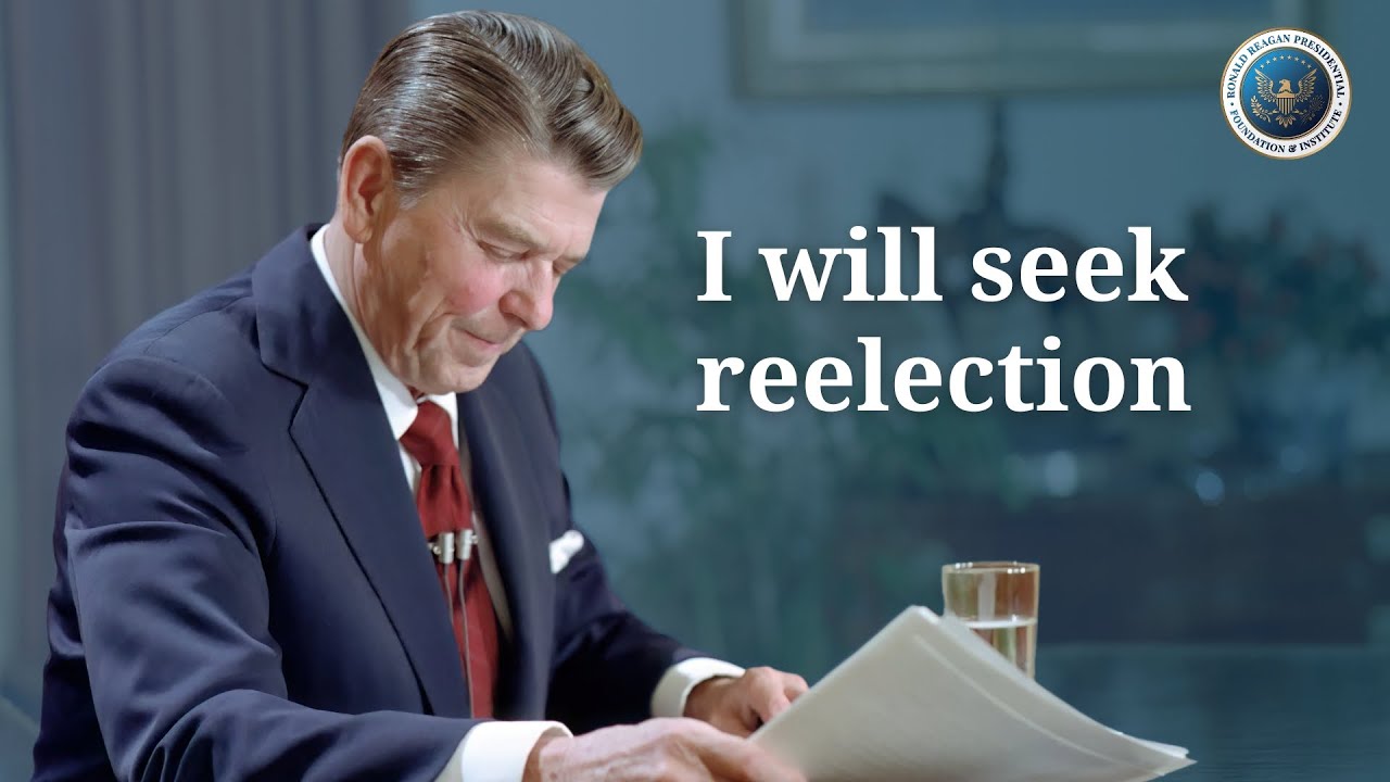 Ronald Reagan's Reelection Journey Begins | January 29, 1984 - YouTube