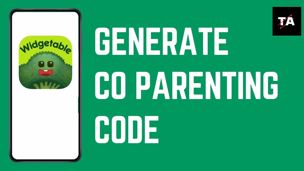 How to Generate a Co-Parenting Code in Widgetable App - YouTube