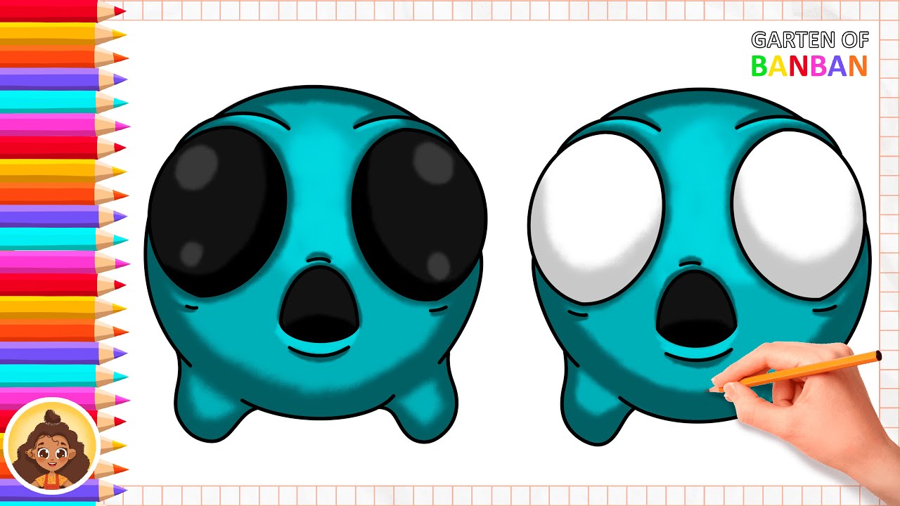 How to Draw GIVANIUM INFANTS | from Garten of Banban - YouTube