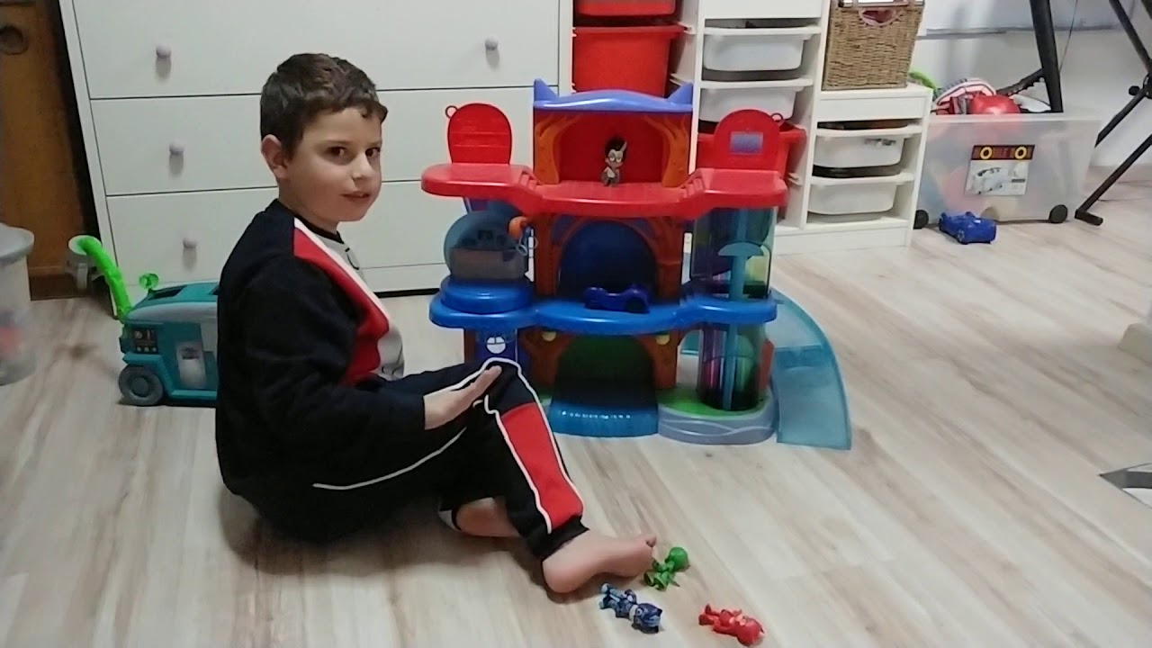 PJ Masks Idan play with toys - YouTube