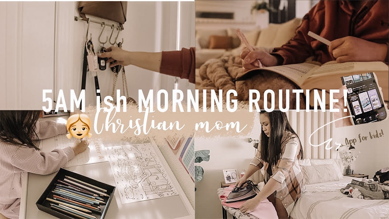 "Start Your Day Right! ⛅️5AM "THAT" CHRISTIAN MOM MORNING ROUTINE FOR A ...