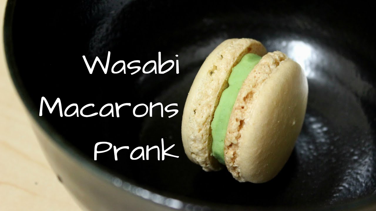 Wasabi Macarons April Fools Prank | Josh Pan - YouTube