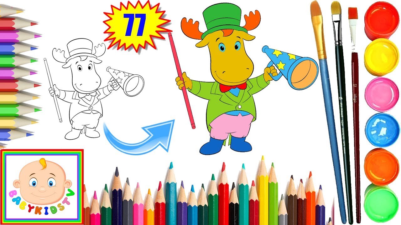 Tyrone Coloring Pages | Drawing Videos | Learn colours - YouTube
