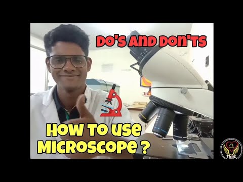 How to use Microscope? | Tamil | Demo | Microbiology Lab | Do's and Don ...