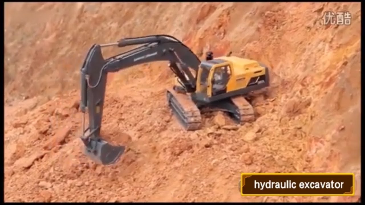 RC earth digger 360L Hydraulic Excavator Model V2 RTR 1/14 scale - YouTube