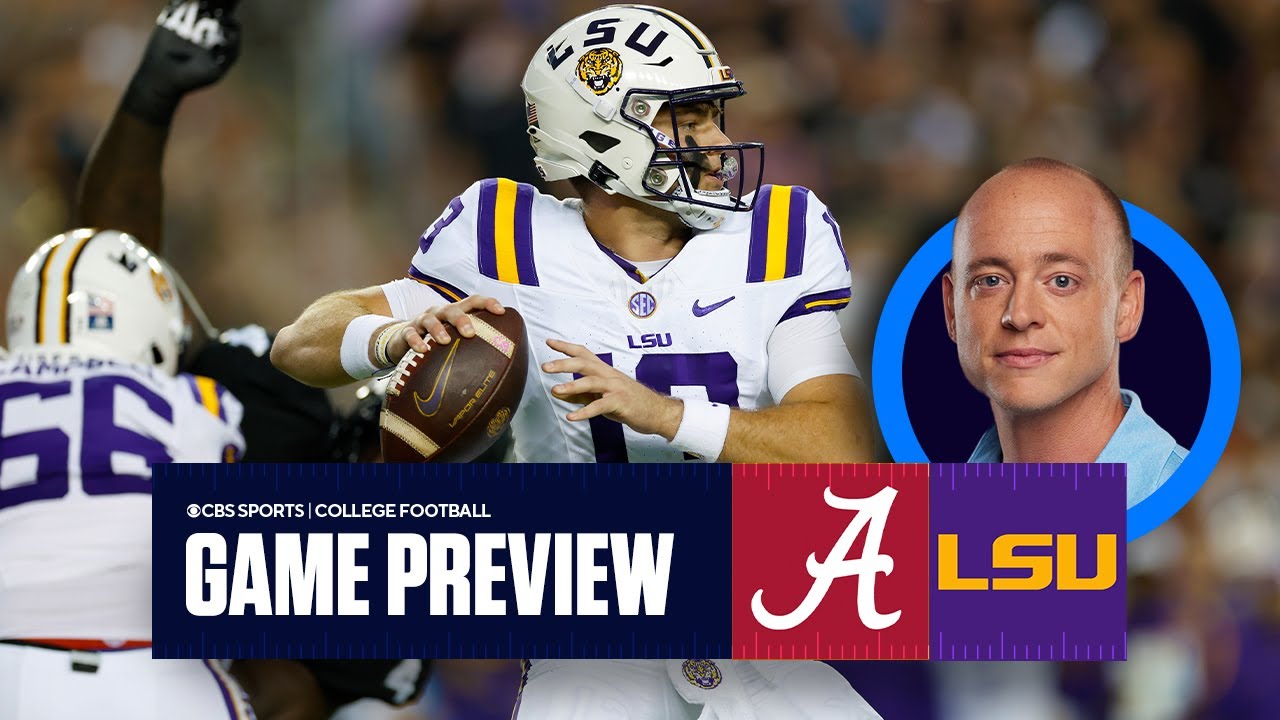 Josh Pate previews No. 11 Alabama at No. 14 LSU | College Football Week ...