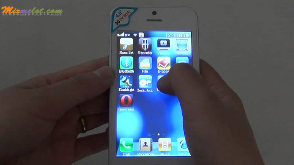 H5 Mobile Phone with MTK6235 JAVA Dual GSM Wi-Fi 0.3MP Analog TV 4 ...