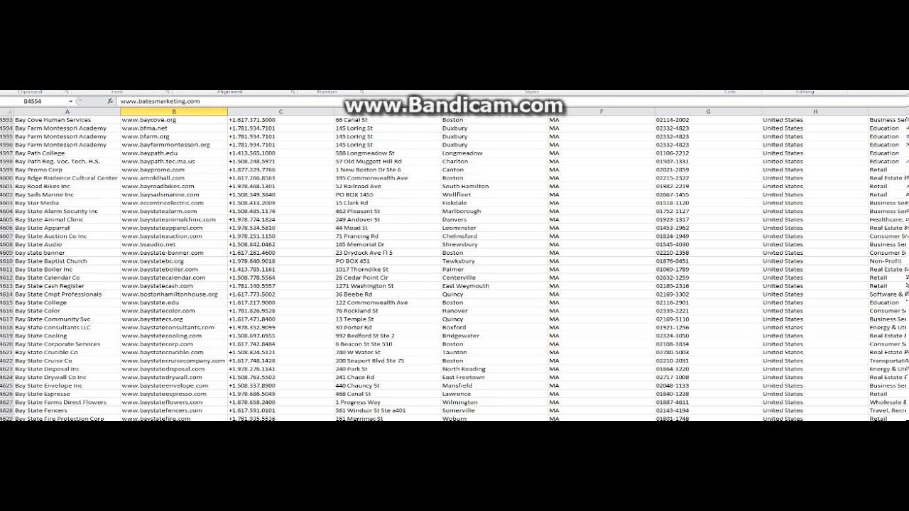 Massachusetts Business Database - YouTube
