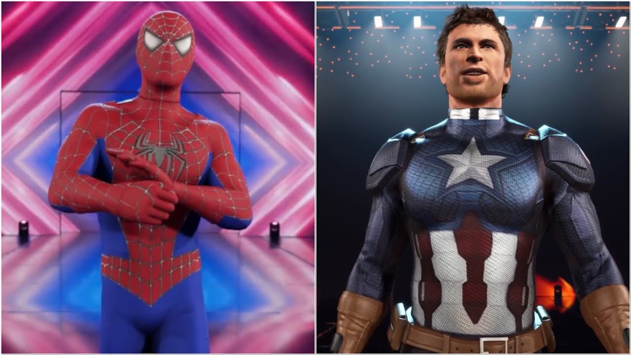 WWE 2K25 - SPIDER-MAN VS CAPTAIN AMERICA - ALL STARS - EPISODE 2! - YouTube