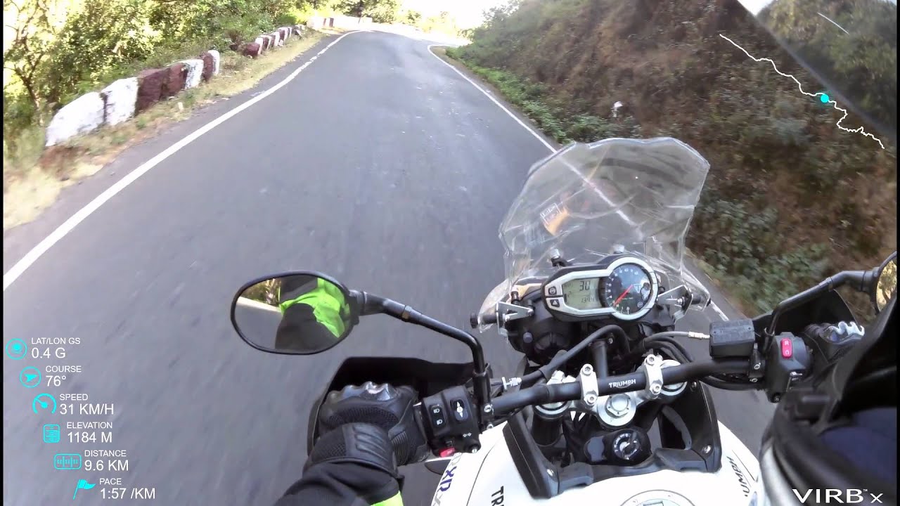 Mahabaleshwar to Satara - Medha Ghat Downhill on Triumph Tiger 800 XRx ...