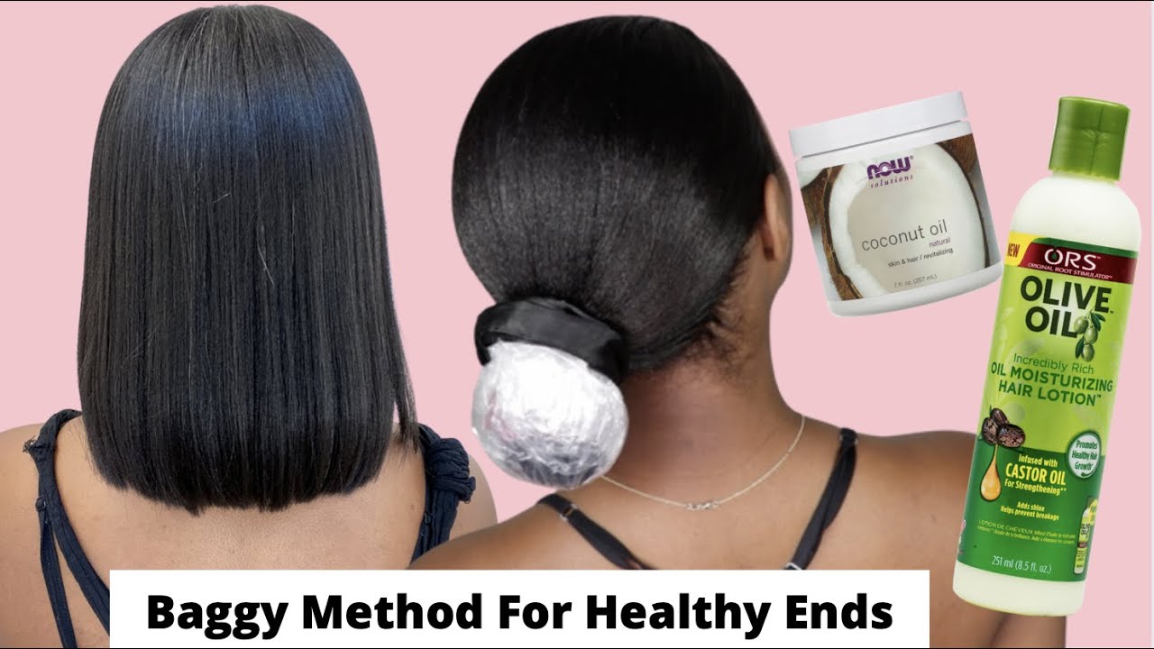 Baggy Method SAVED My Dry Ends - How To Get Healthy Long Hair With ...