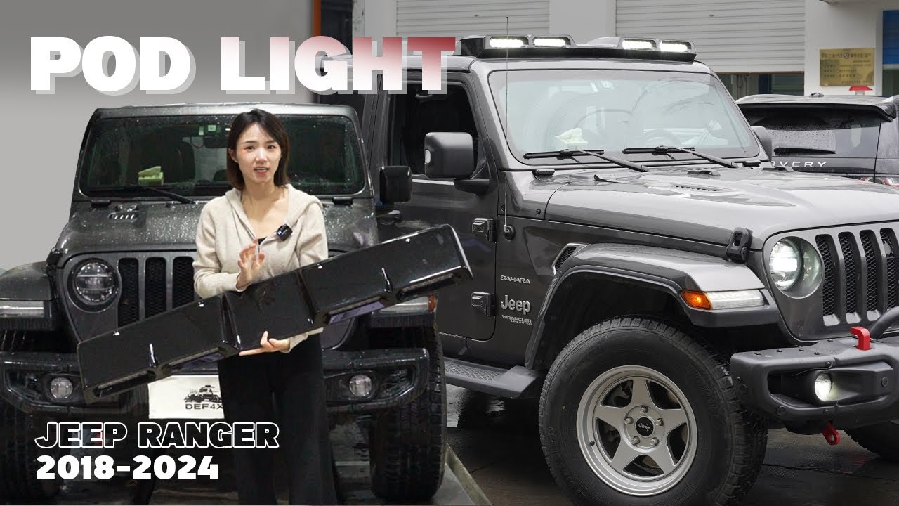EP89: NEW DESIGN FOUR LEDS POD LIGHT FOR NEW JEEP BY SUMMER AUTO PARTS ...