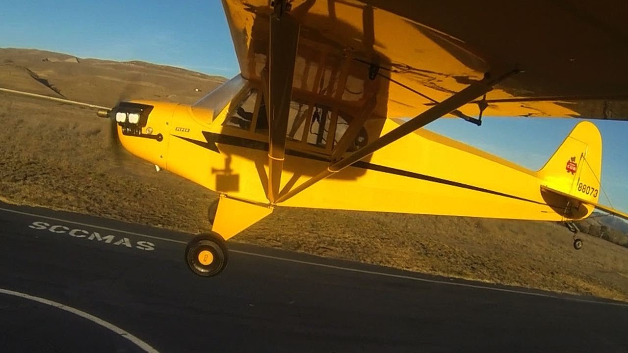20 minuets of J-3 cub flying at SCCMAS - YouTube