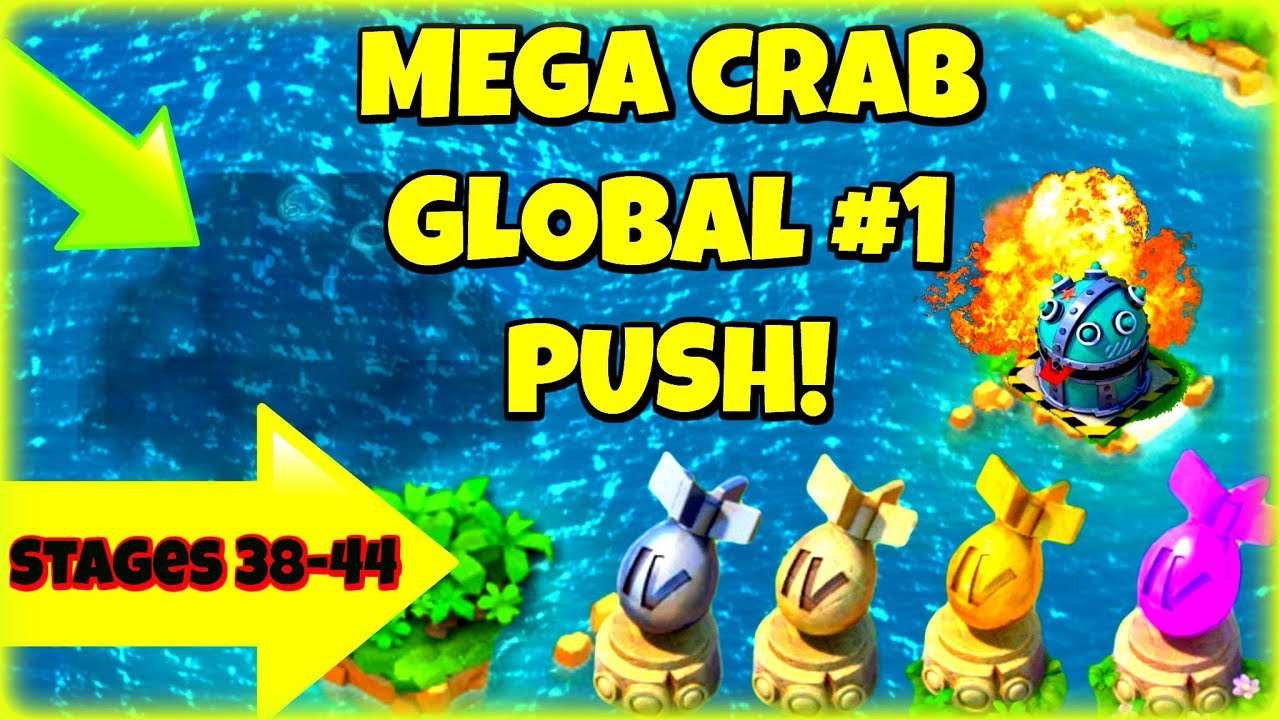 WE GOT THE GOLD TROPHY! :: MEGA CRAB GLOBAL #1 PUSH :: STAGES 38-44 ...