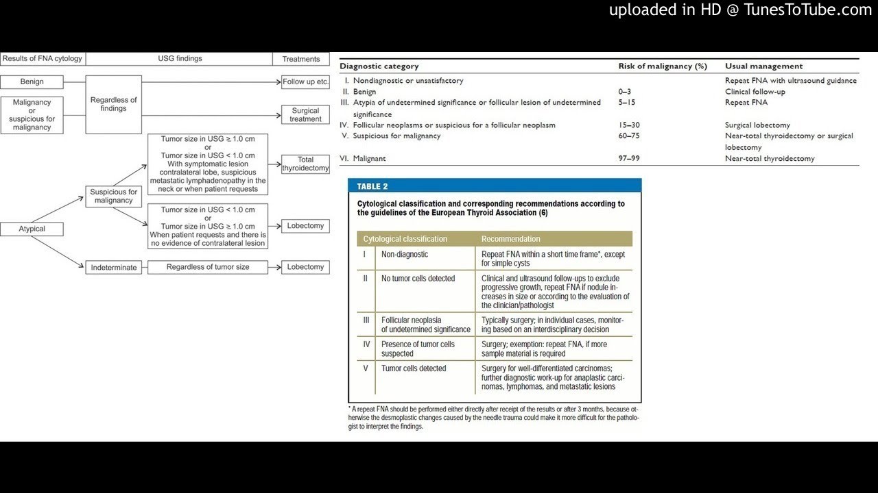 Classification of thyroid fine-needle aspiration cytology into Bethesda ...