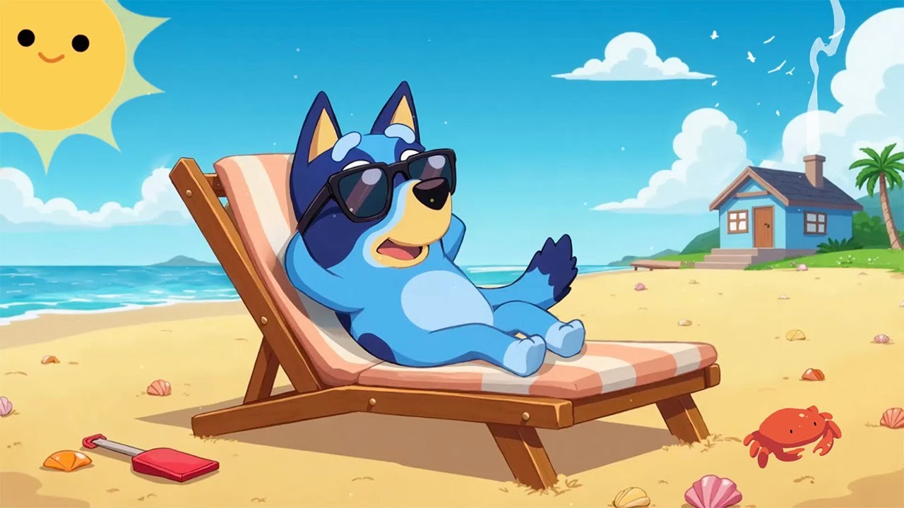Bluey’s Beach Day ☀️ Lofi Chill for Relaxation & Summer Vibes | Beats ...