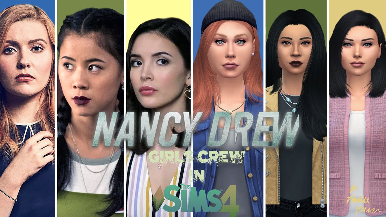 Nancy Drew girls crew sims 4 - YouTube