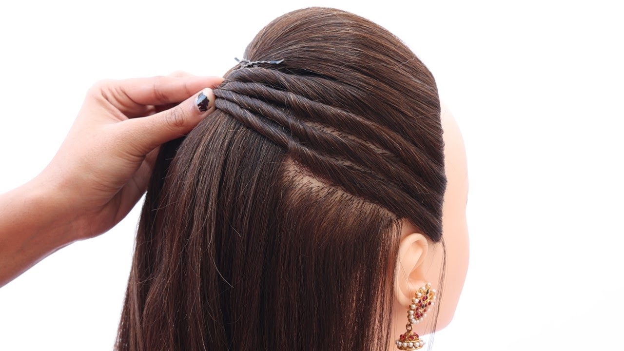 3 top notch open hairstyle for special occasions | easy hairstyle ...