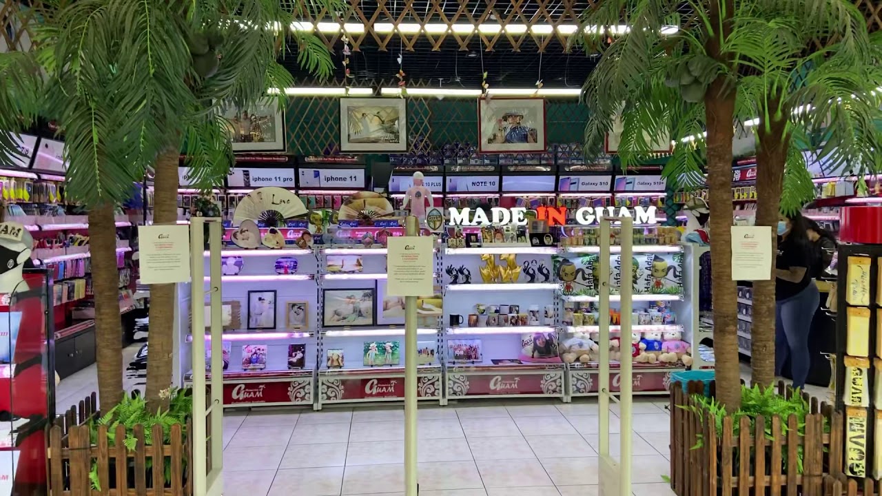 Memories of Guam shop in the mall - YouTube