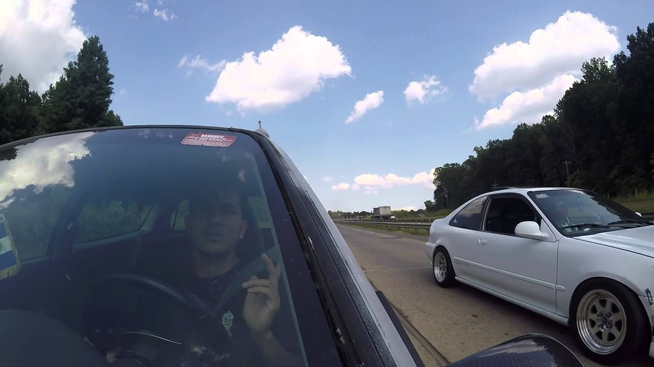 k24 eg hatch vs boosted B series eg coupe - YouTube