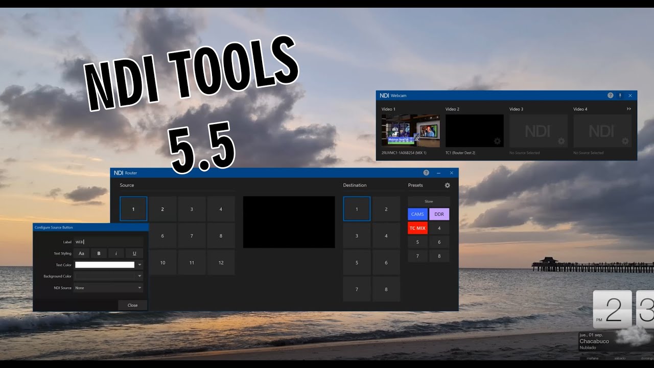 Webinar Conoce las nuevas herramientas de NDI 5.5 - YouTube