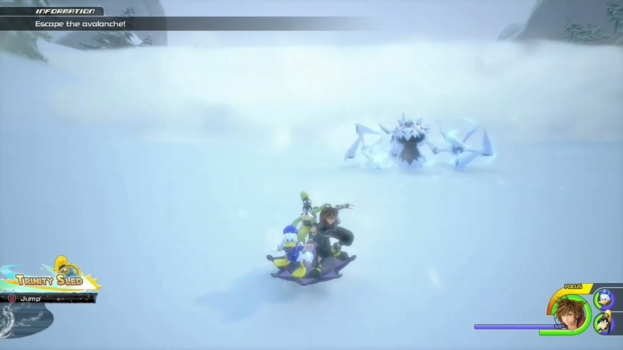 Kingdom Hearts 3 - Avalanche and Frost Serpents - YouTube