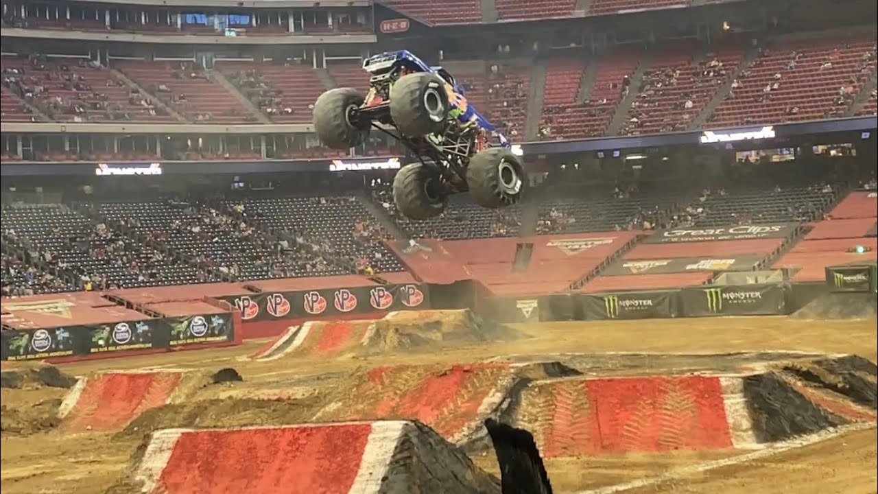 Monster Jam Houston 2021 Rage (Cory Rummel) WINNING Freestyle 01/31/21 ...