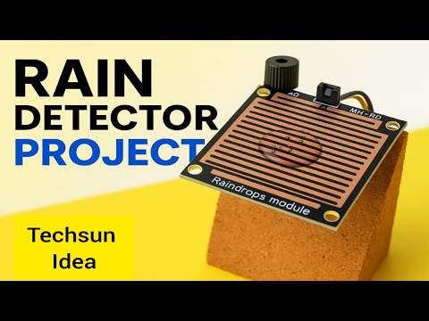 How to Make a Rain Water Detector at Home | Weather Alert System DIY ...