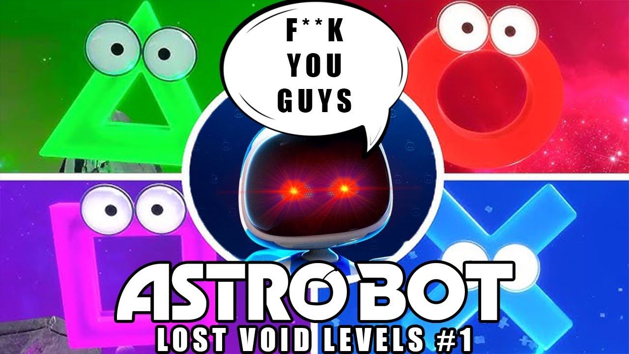 ASTRO BOT VOID LEVELS #1..THIS GAME MADE ME ANGRY - YouTube