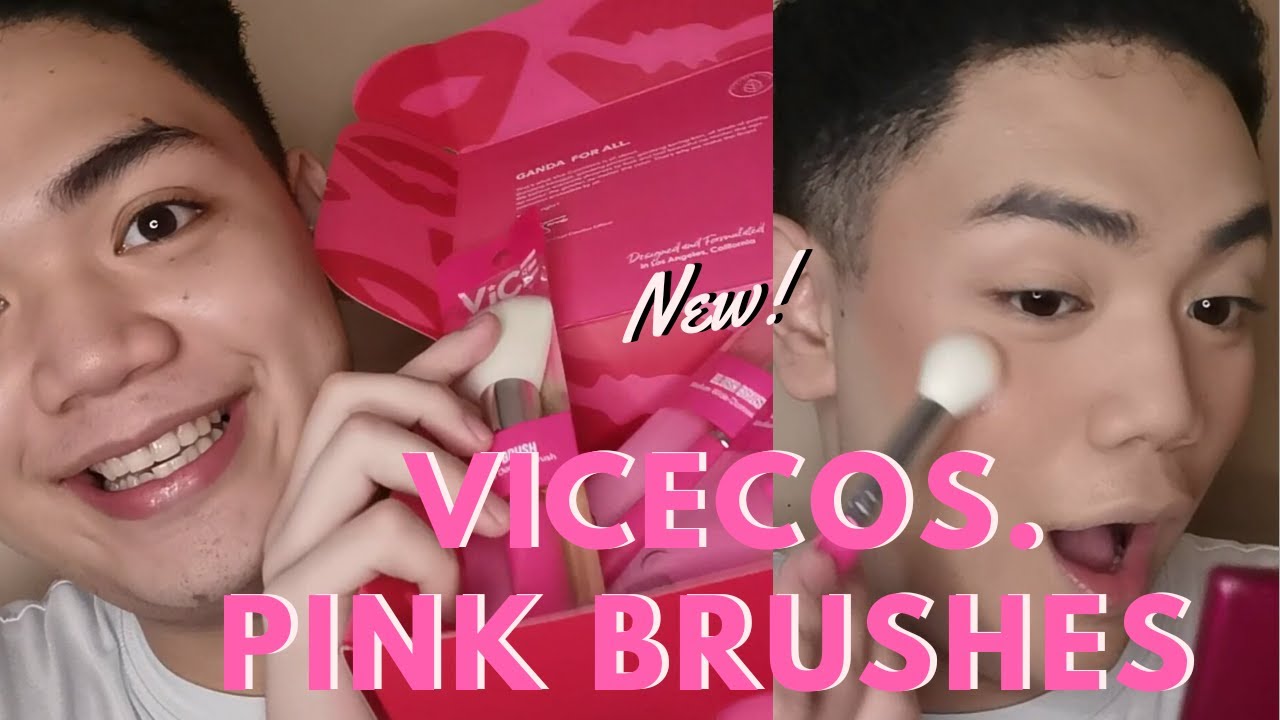 NEW VICE COSMETICS PINK BRUSHES! | FULL FACE VICE COSMETICS - YouTube