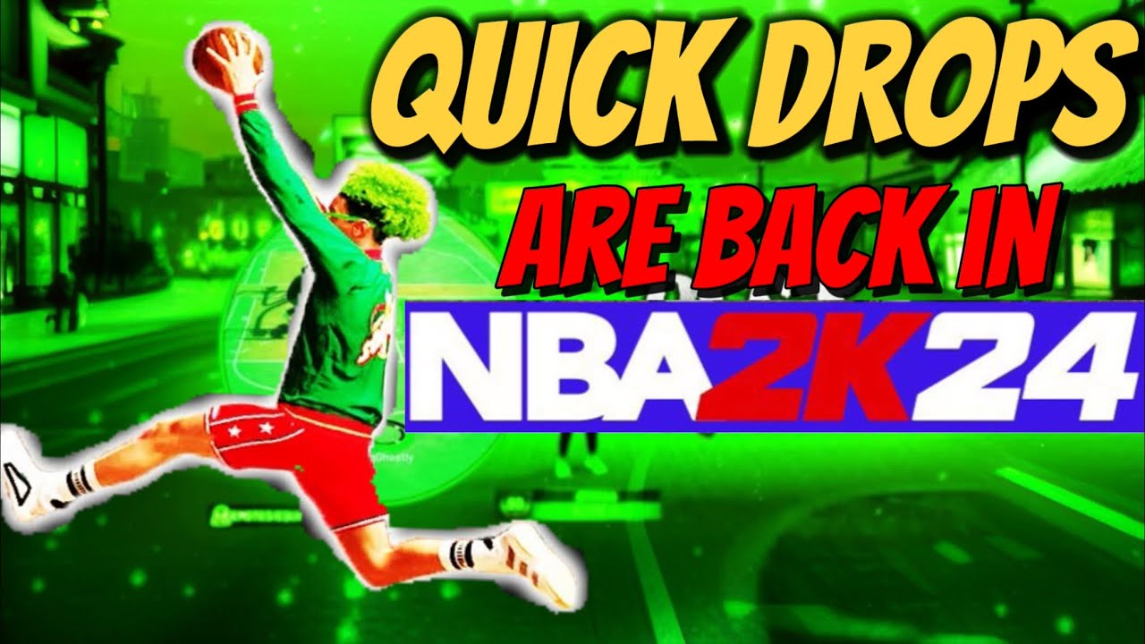 QUICK DROPS HAVE RETURNED IN 2K24 (OVERPOWERED DUNK GLITCH) - YouTube