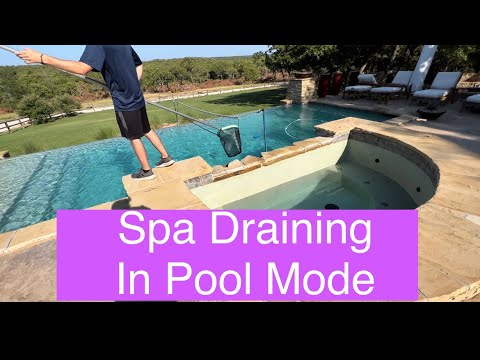 Why is the hot tub draining in Pool Mode?; how to fix it. - YouTube