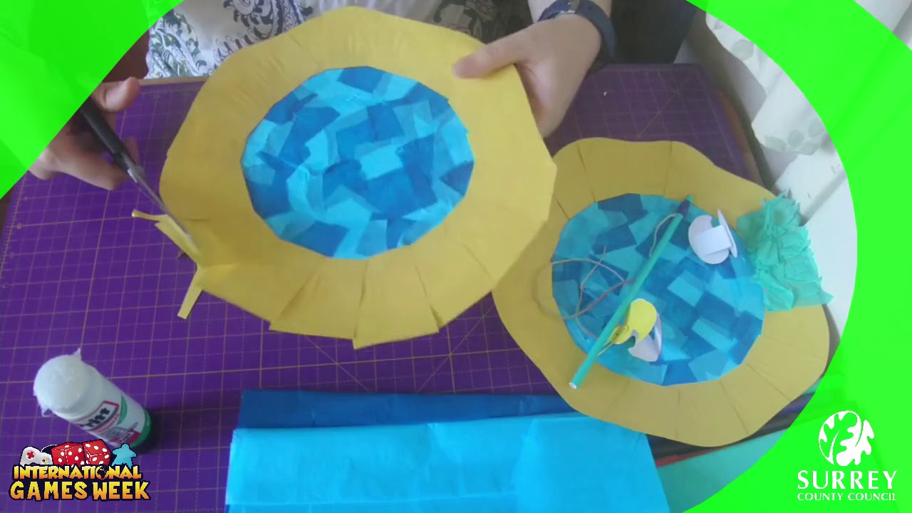 Surrey Libraries Craft Session - Hook a Duck Game - YouTube