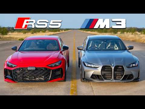 Audi’nin yeni RS5’i, bir drag yarışında nihayet BMW M3’ü yenebilecek mi?
