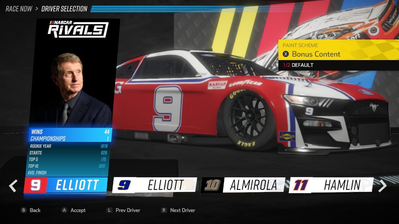 NASCAR Rivals - Bill Elliott at Road America (Melling Red) - YouTube