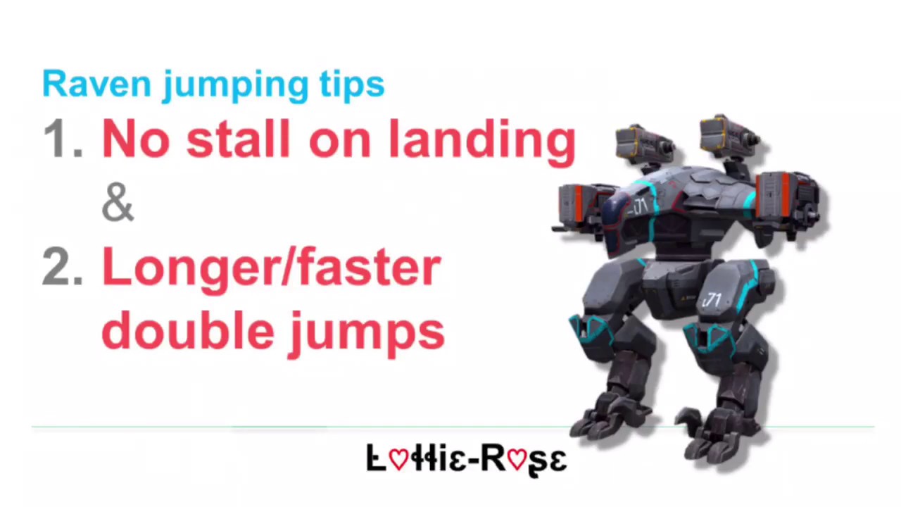 Jumping tips Raven | War Robots | WR | Raven - YouTube