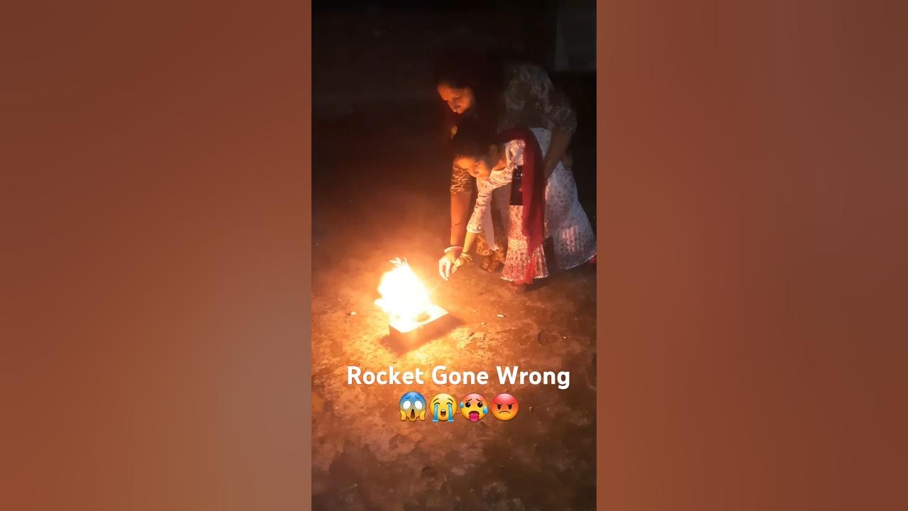Diwali Rocket Gone Wrong 🧨😱😭🥵💥 #shorts #trending #viralshorts #diwalirocket #firecracker - YouTube