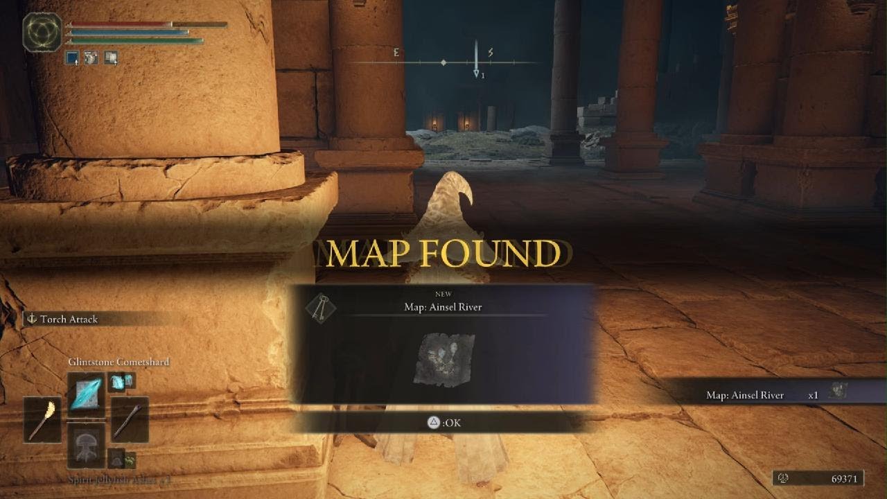 ELDEN RING - How to find the Ainsel River Map Fragment (Includes ...