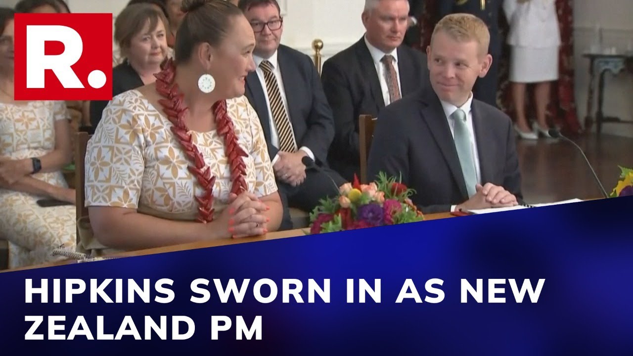 Chris Hipkins Sworn In As New Zealand's Prime Minister - YouTube