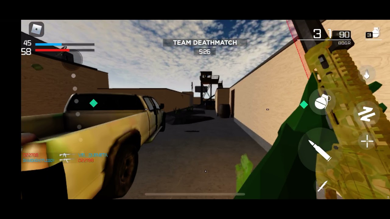 Roblox “Recoil” Mobile Gameplay - YouTube