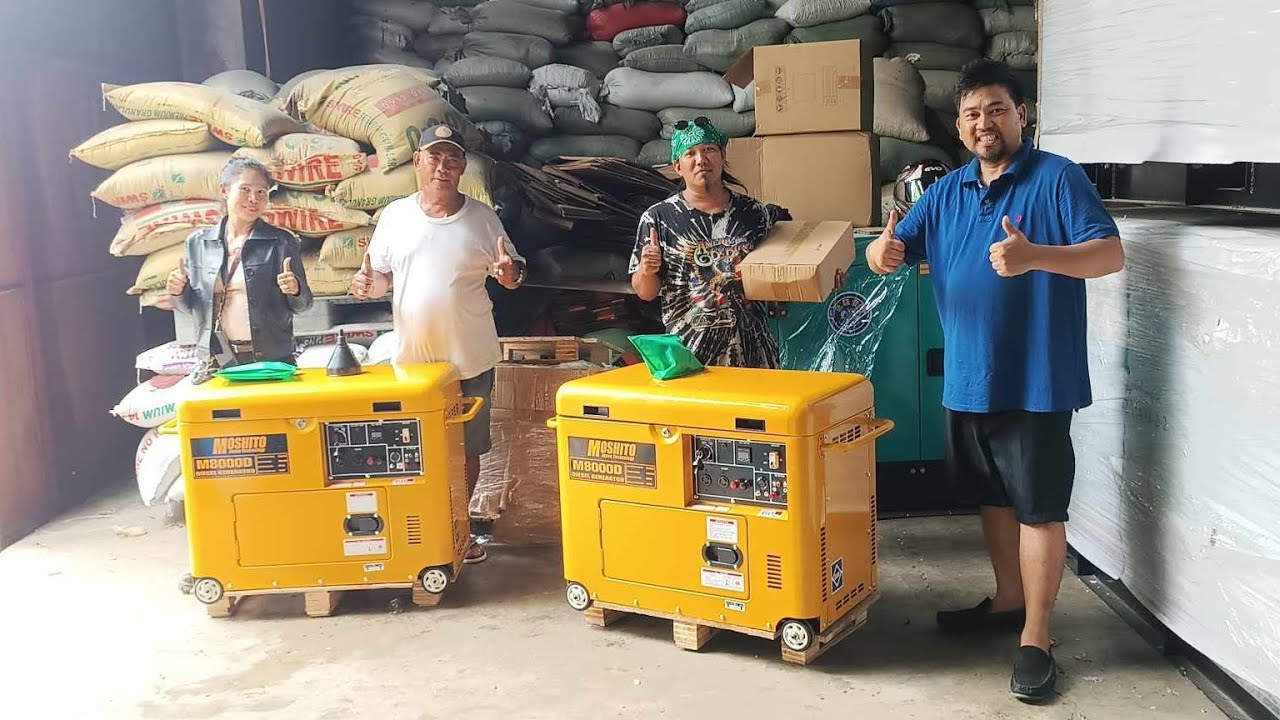 Moshito 8kva Diesel Engine Air-cooled Philippines Generator - YouTube
