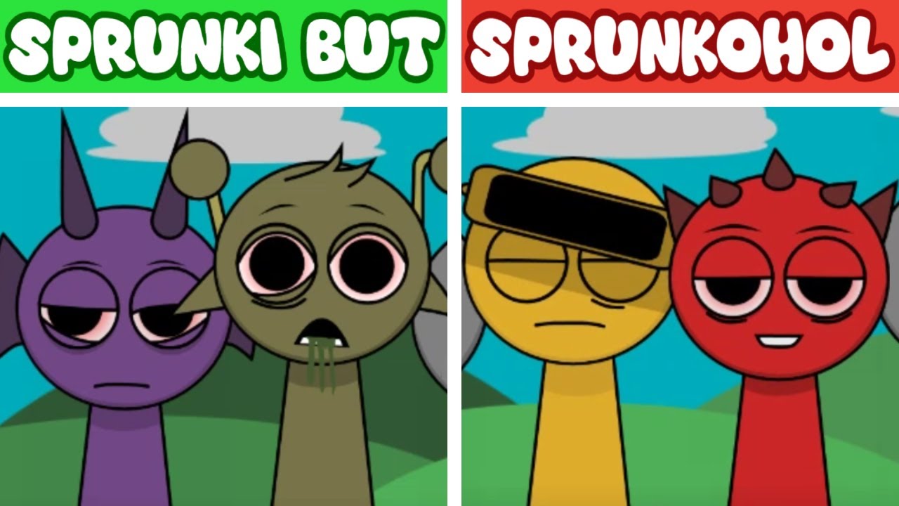 Sprunki But Sprunkohol All Characters (New Incredibox Mod) - YouTube
