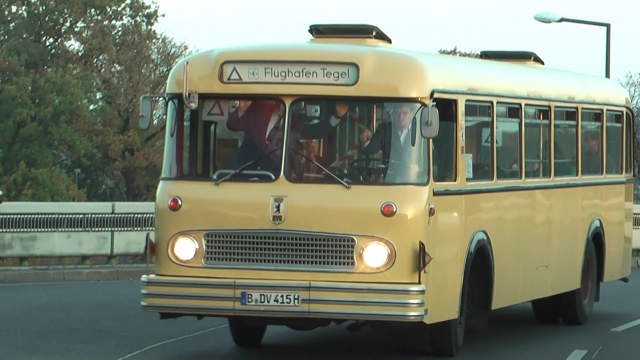 BVG Oldies verabschieden unseren TXL Airport 8.11.2020 - YouTube