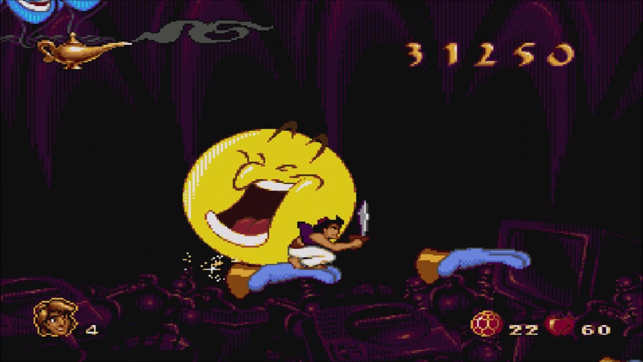 Disney's Aladdin (1994 MS DOS): Level 7 - Inside the Lamp (Gameplay ...