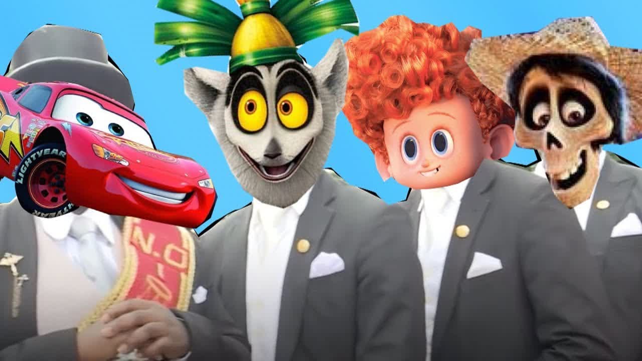 Madagascar & Hotel Transylvania & Cars & Coco - Coffin Dance Song ...
