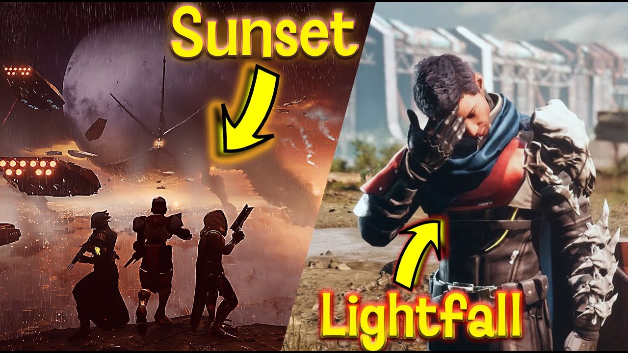 Destiny 2 NEW LIGHT Experience: Before SUNSETTING vs. NOW [Red War ...
