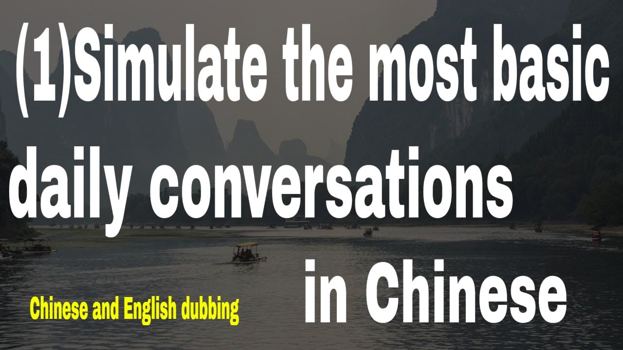(1)The most practical daily Chinese conversation scenarios for ...